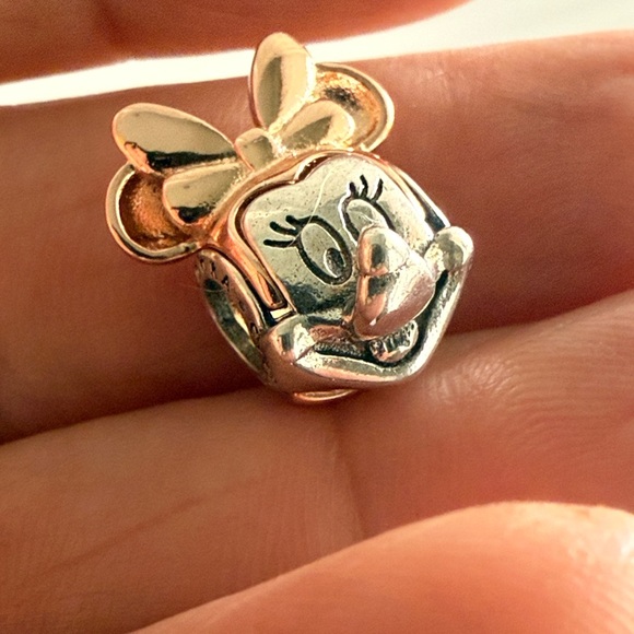 Accessories | Gold And Silver Minnie Mouse Charm | Poshmark